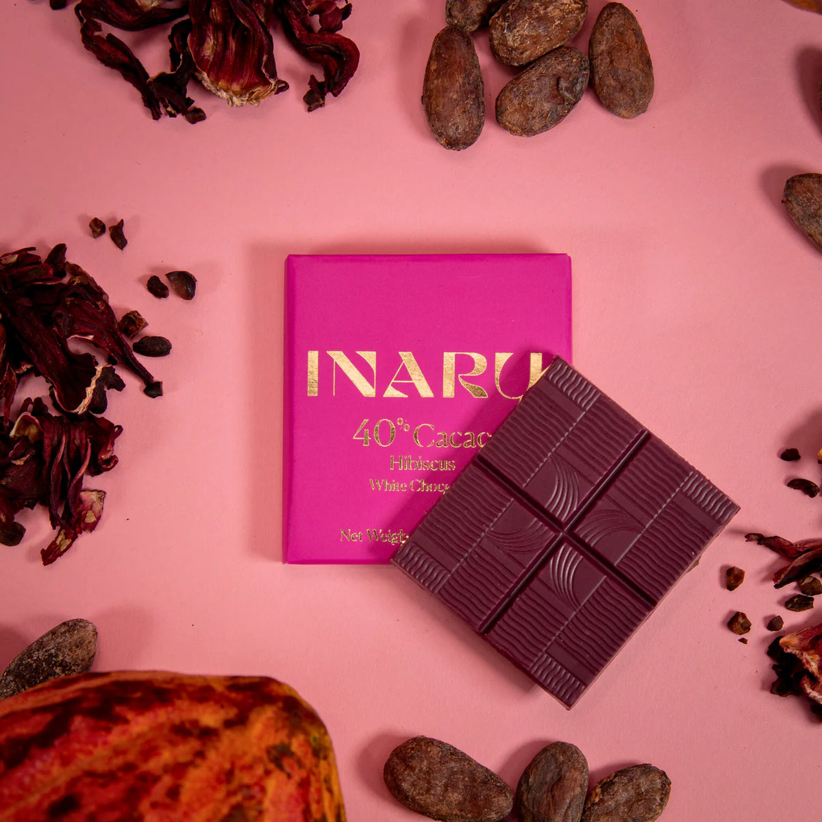 Inaru - 40%Hibiscus White Chocolate — Case Integrative Health